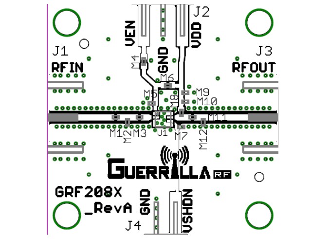 GRF Gain Block Amp Evaluation Boards - Guerrilla RF | Mouser GRF Gain Block Amp Evaluation Boards - Guerrilla RF | Mouser